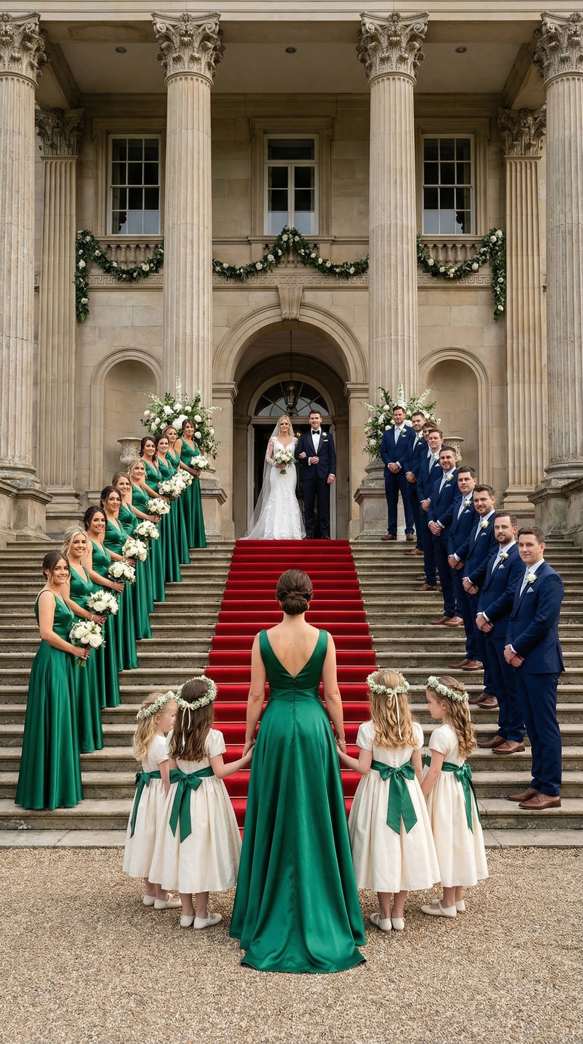 But when a limousine rolled up and three identical children stepped out ...